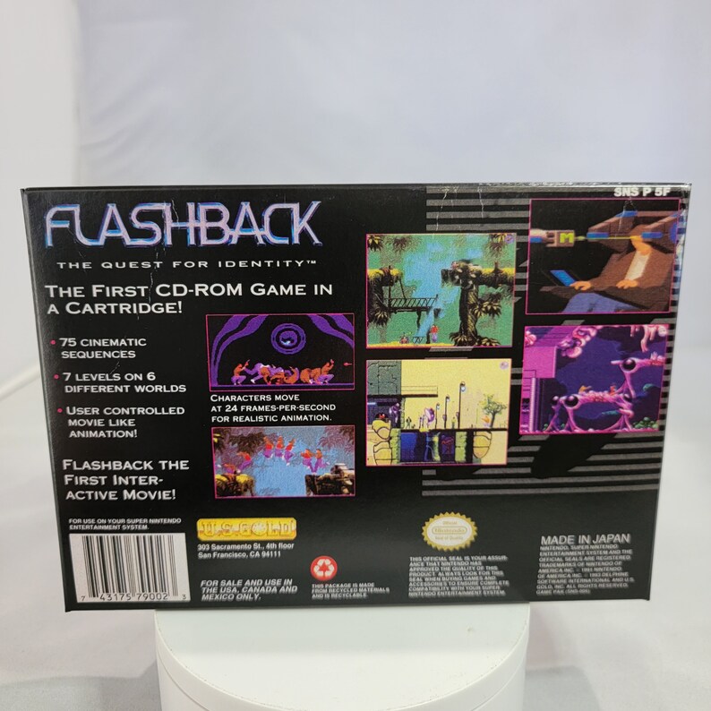 Flashback NTSC Super Nintendo SNES En Reproduction - Etsy
