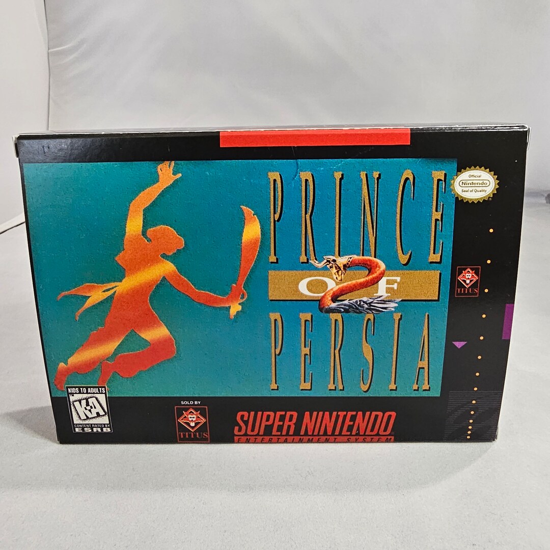 Prince of Persia 2 | NTSC | Super Nintendo | SNES | En | Reproduction ...