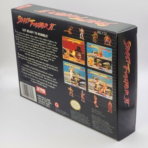 Street Fighter 2 | NTSC | Super Nintendo | SNES | En | Reproduction Box ...