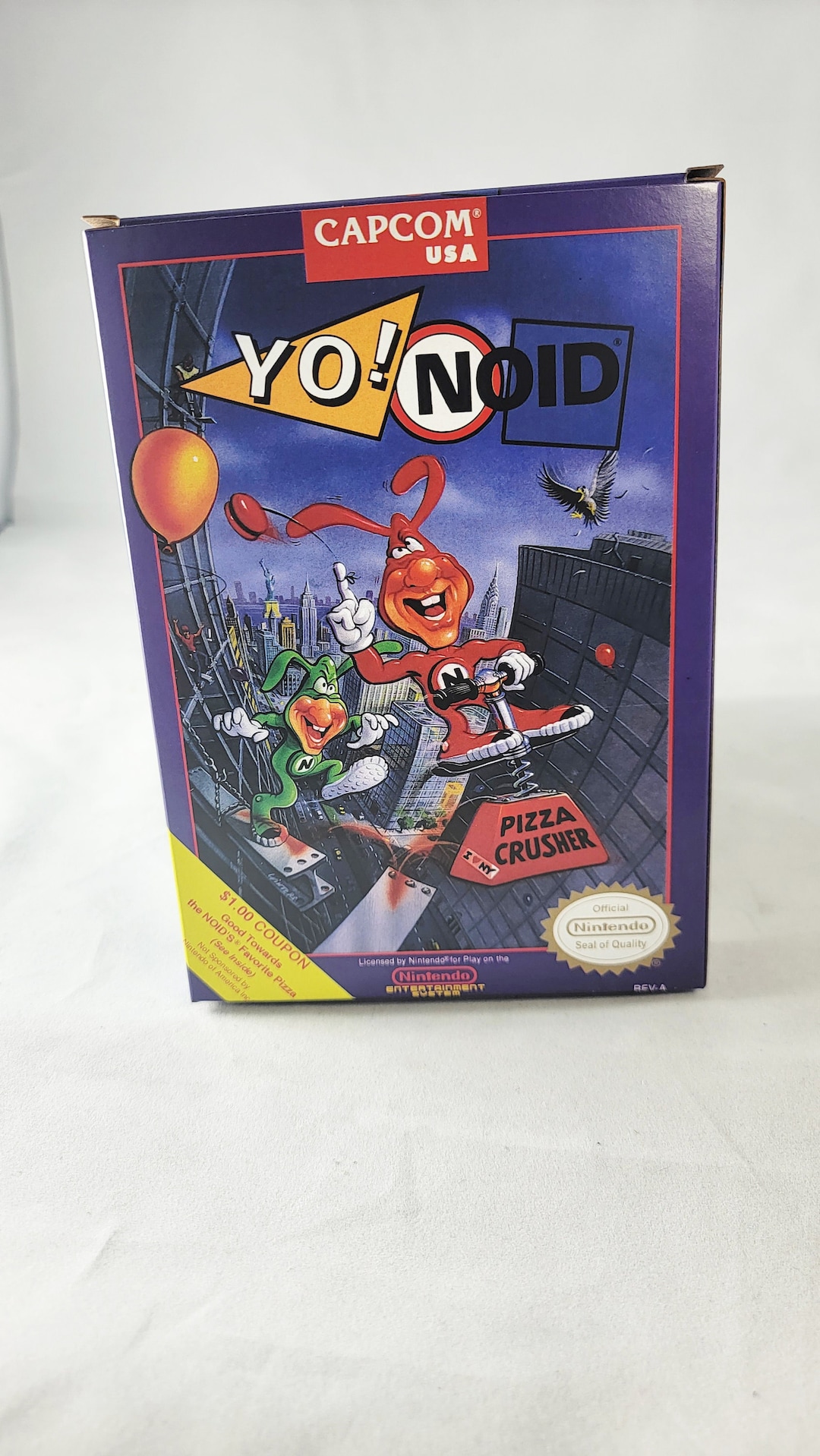 Yo Noid | NTSC | Nintendo | NES | En | Reproduction Box - Etsy