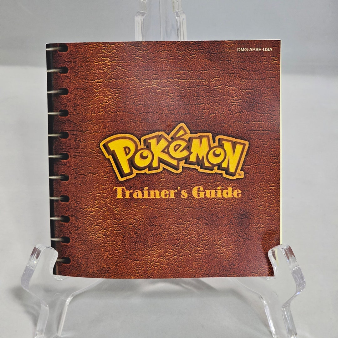 Pokemon Yellow | NTSC | Gameboy | GB | En | User Instruction Manual - Etsy