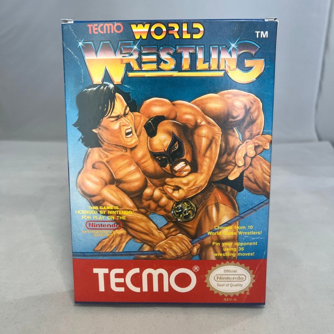 World Wrestling NTSC Nintendo NES En Reproduction Box - Etsy