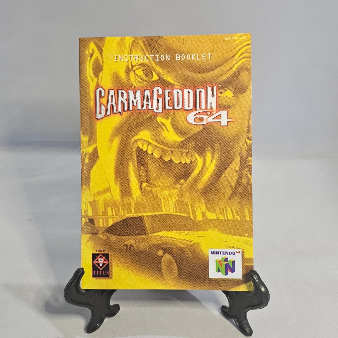 Carmageddon 64 | NTSC | Nintendo 64 | N64 | En | User Instruction ...