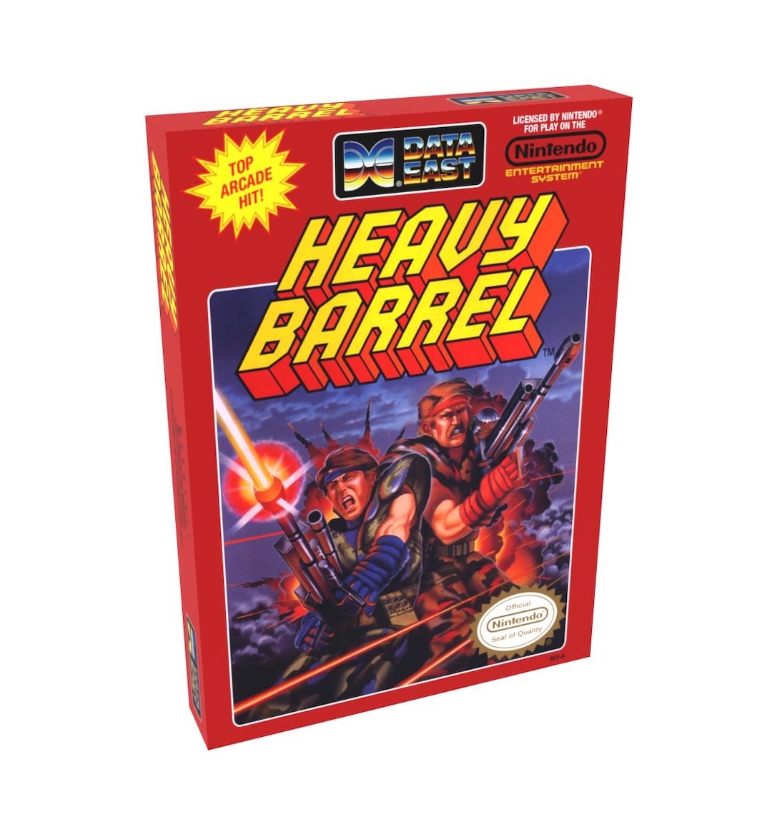 Heavy Barrel | NTSC | Nintendo | NES | En | Reproduction Box - Etsy