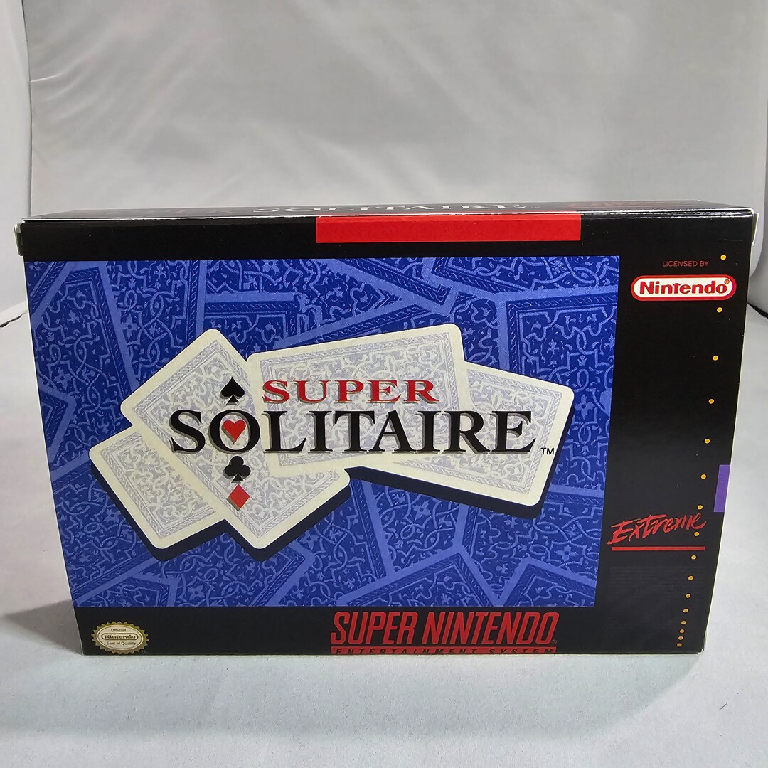 Super Solitaire TV | NTSC | Super Nintendo | SNES | En | Reproduction ...