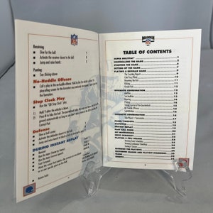 Madden 94 | NTSC | Super Nintendo | SNES | En | User Instruction Manual ...