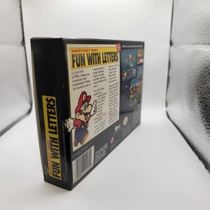 Mario's Early Years Fun With Letters | NTSC | Super Nintendo | SNES ...