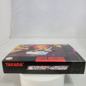 Cyber Spin | NTSC | Super Nintendo | SNES | En | Reproduction Box and ...
