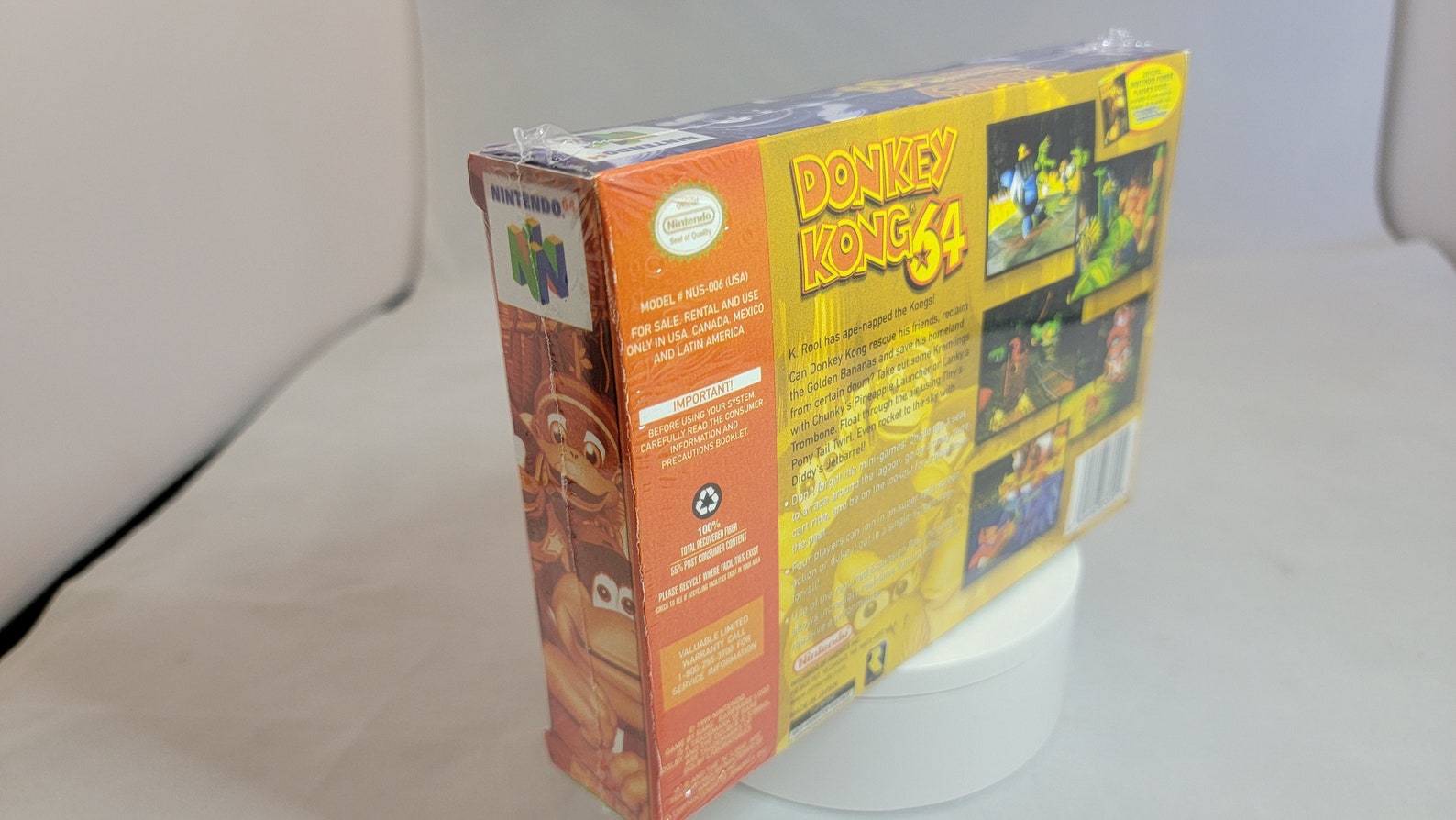 Donkey Kong 64 | NTSC | Nintendo 64 | N64 | En | Reproduction Box and ...