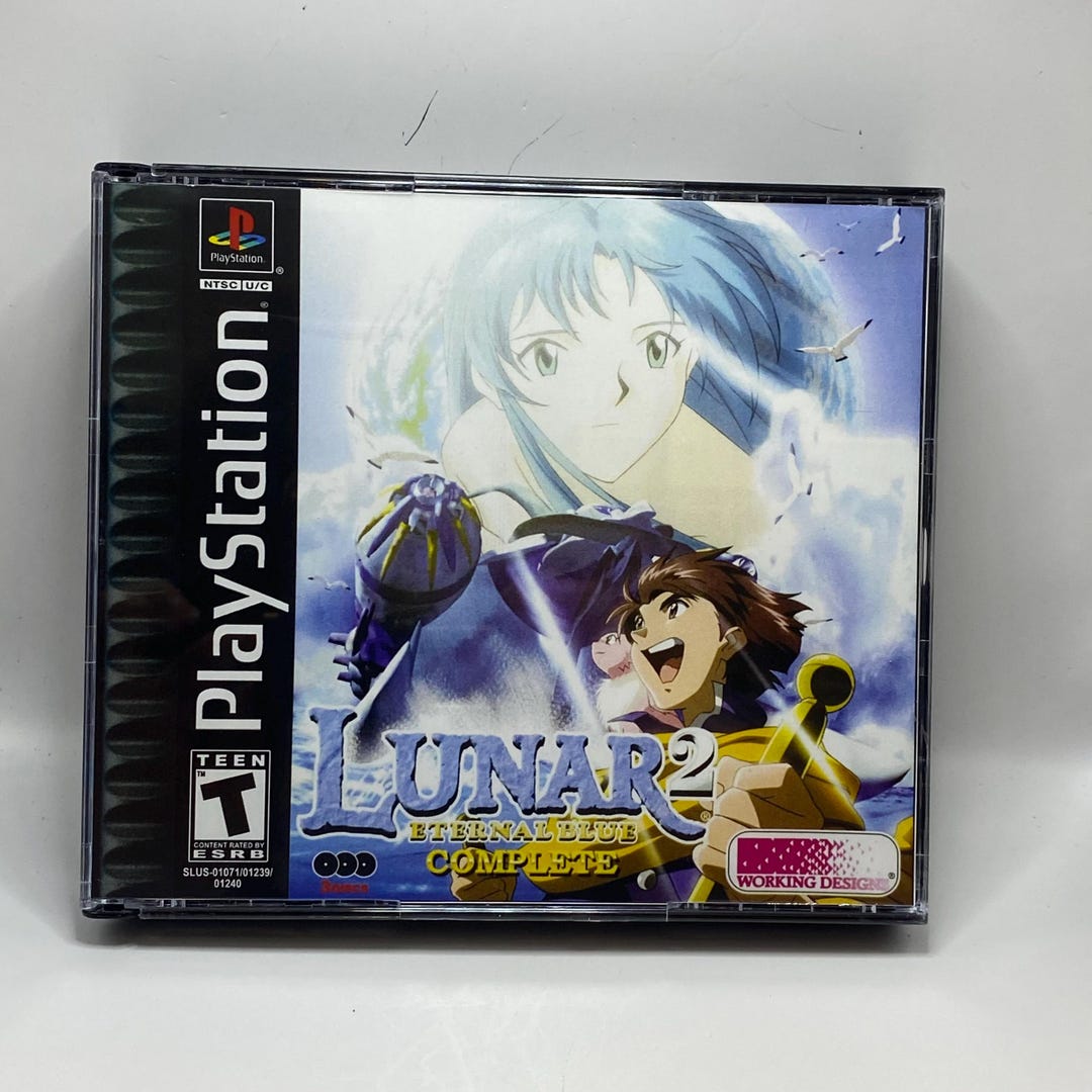 Lunar Eternal Blue | NTSC | Playstation | PS1 | En | Reproduction Case ...