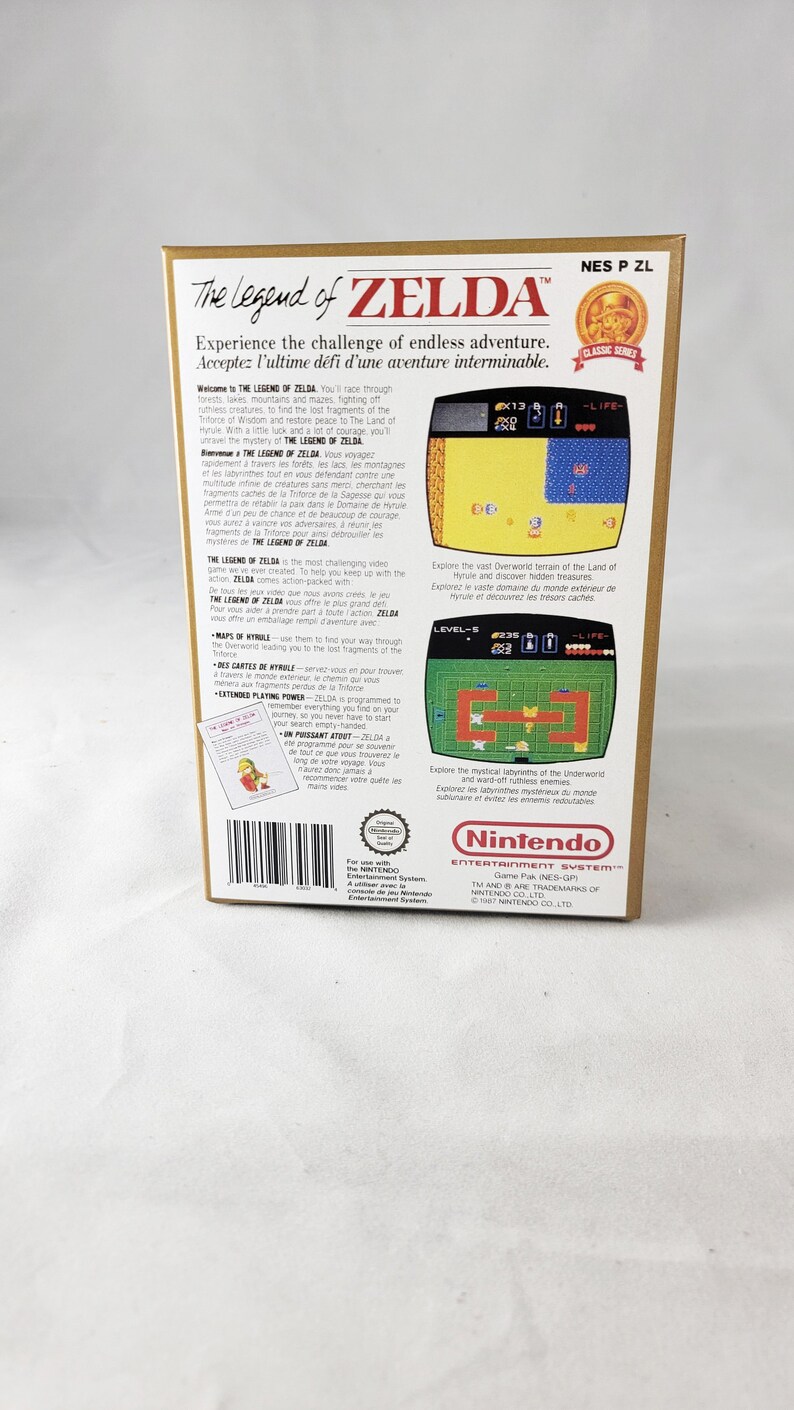 The Legend of Zelda classic Series PAL Nintendo NES - Etsy