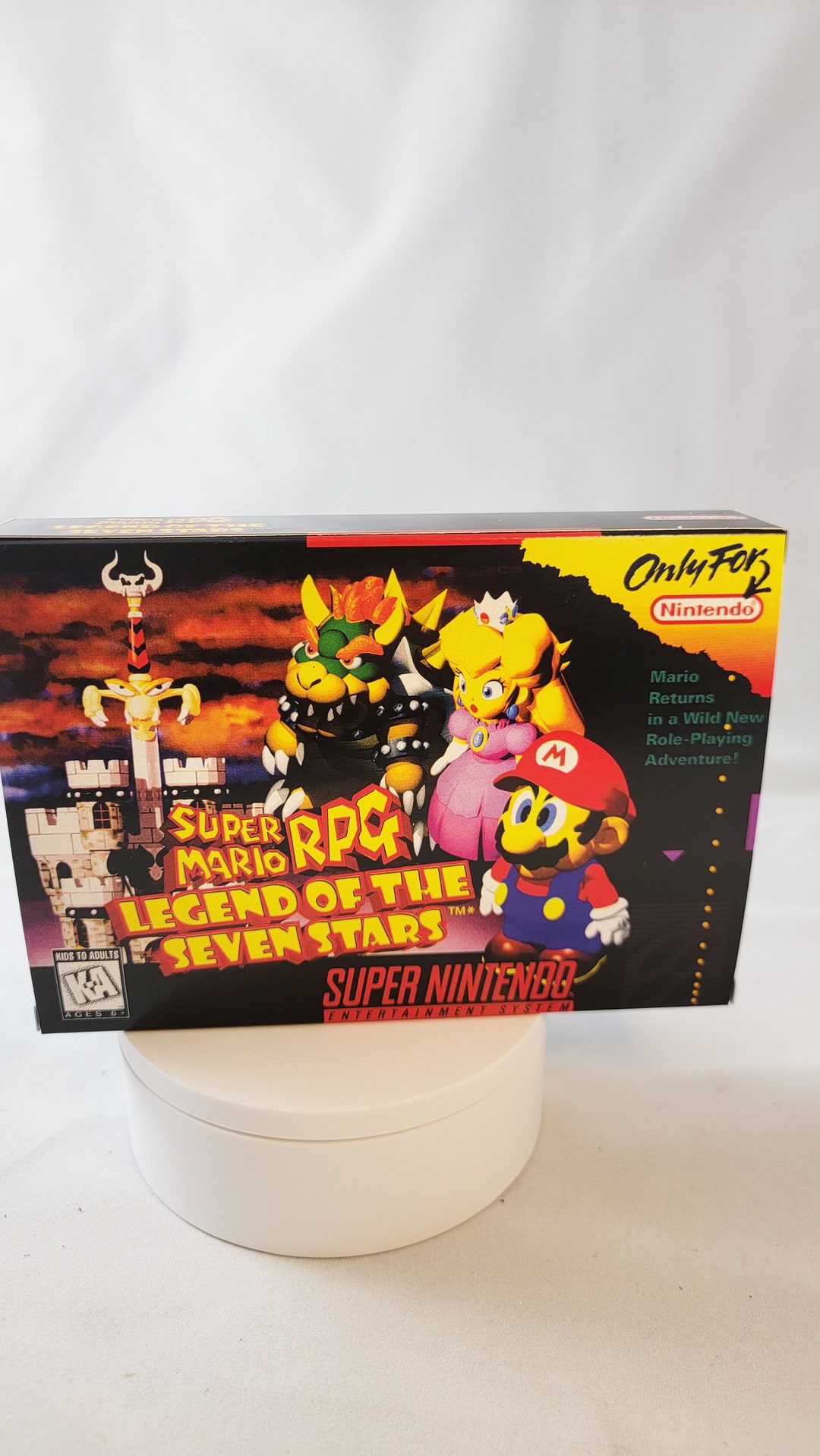 Super Mario RPG | NTSC | Super Nintendo | SNES | En | Reproduction Box ...