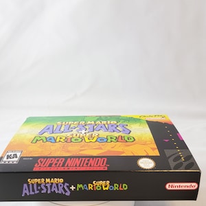Super Mario All-stars and Super Mario World | NTSC | Super Nintendo ...