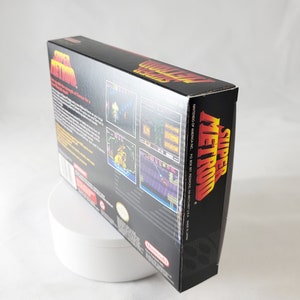 Super Metroid | NTSC | Super Nintendo | SNES | En | Reproduction Box ...