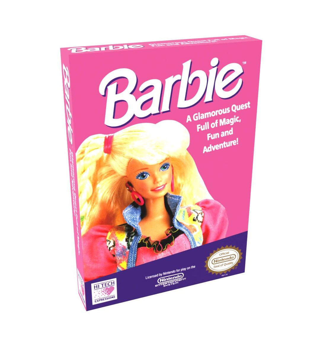 Barbie | NTSC | Nintendo | NES | En | Reproduction Box - Etsy
