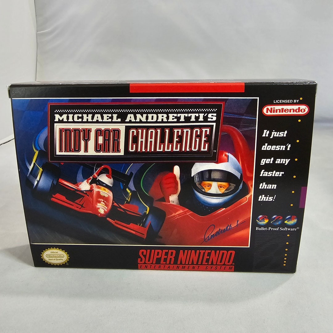 Michael Andretti's Indy Car Challenge | NTSC | Super Nintendo | SNES ...