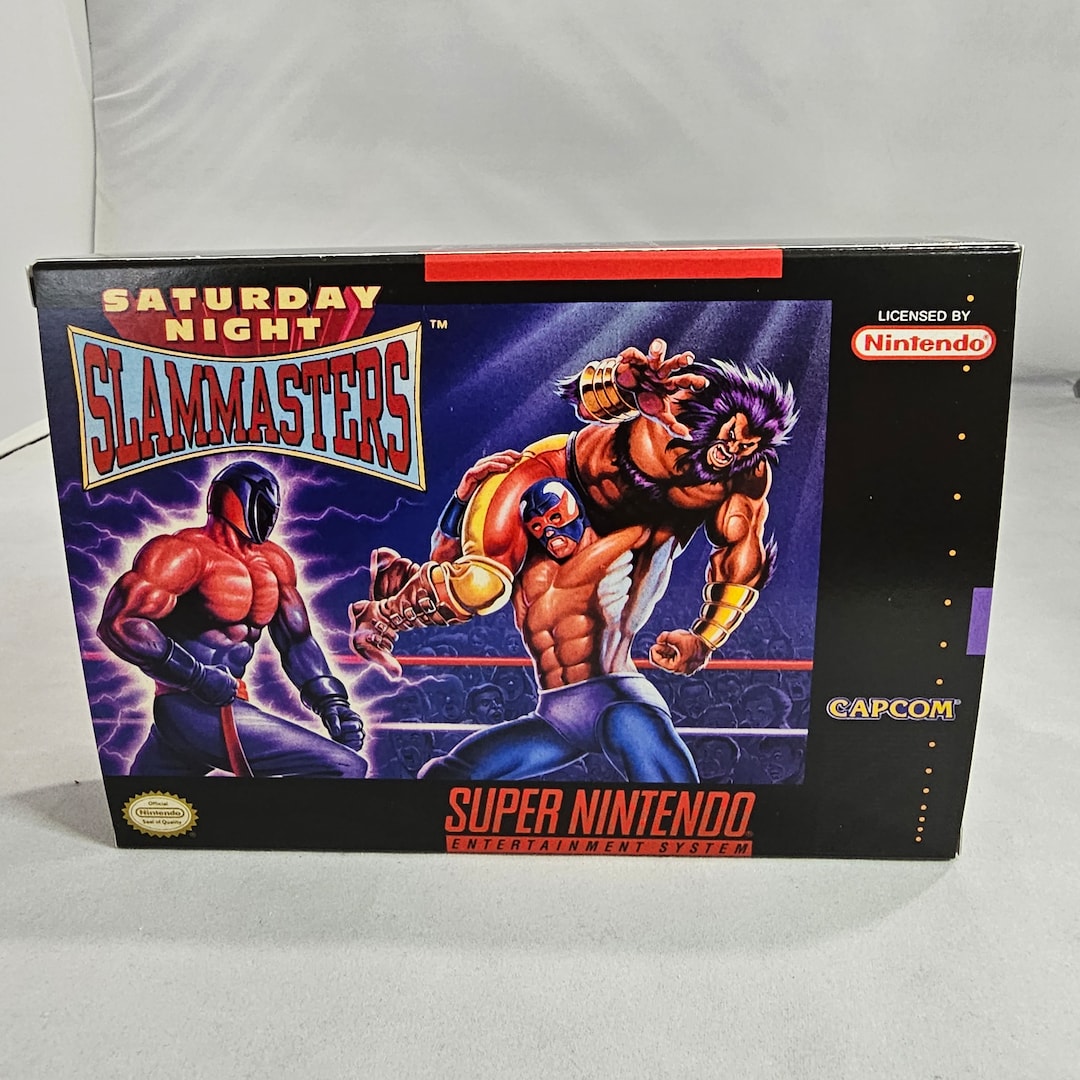 Saturday Night Slammasters | NTSC | Super Nintendo | SNES | En ...