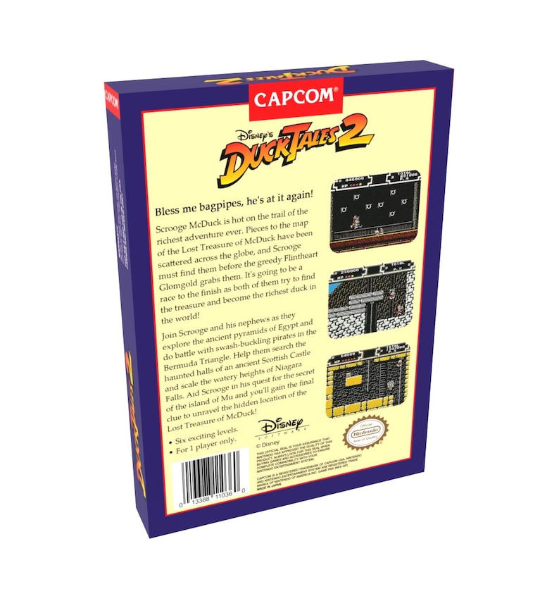 Ducktales 2 | NTSC | Nintendo | NES | En | Reproduction Box - Etsy