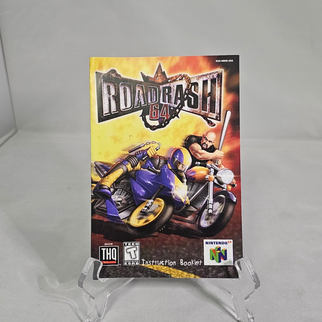 Road Rash 64 | NTSC | Nintendo 64 | N64 | En | User Instruction Manual ...