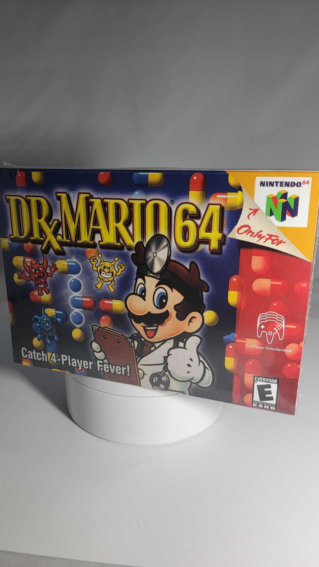 Dr. Mario 64 | NTSC | Nintendo 64 | N64 | En | Reproduction Box and ...