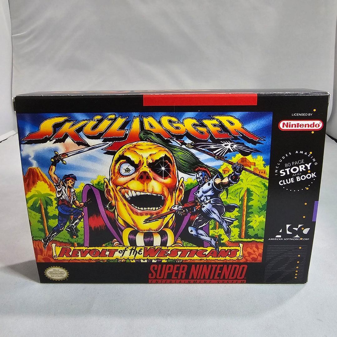 Sküljagger | NTSC | Super Nintendo | SNES | En | Reproduction Box and ...