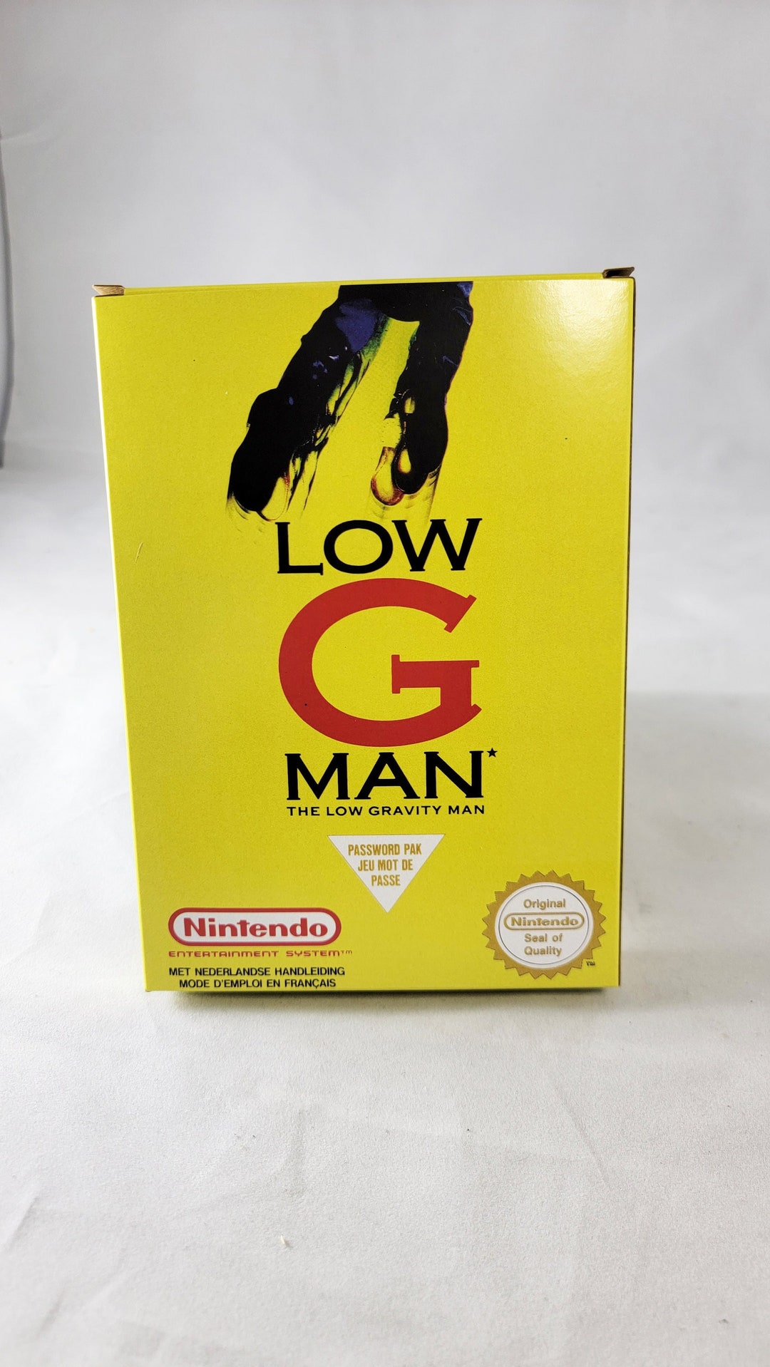 Low G Man | PAL | Nintendo | NES | En,fr | Reproduction Box - Etsy