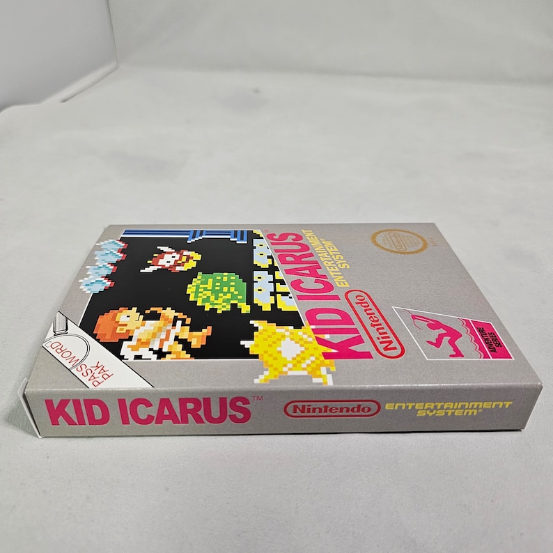Kid Icarus | NTSC | Nintendo | NES | En | Reproduction Box - Etsy