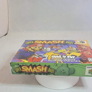 Super Smash Brothers | NTSC | Nintendo 64 | N64 | En | Reproduction Box ...