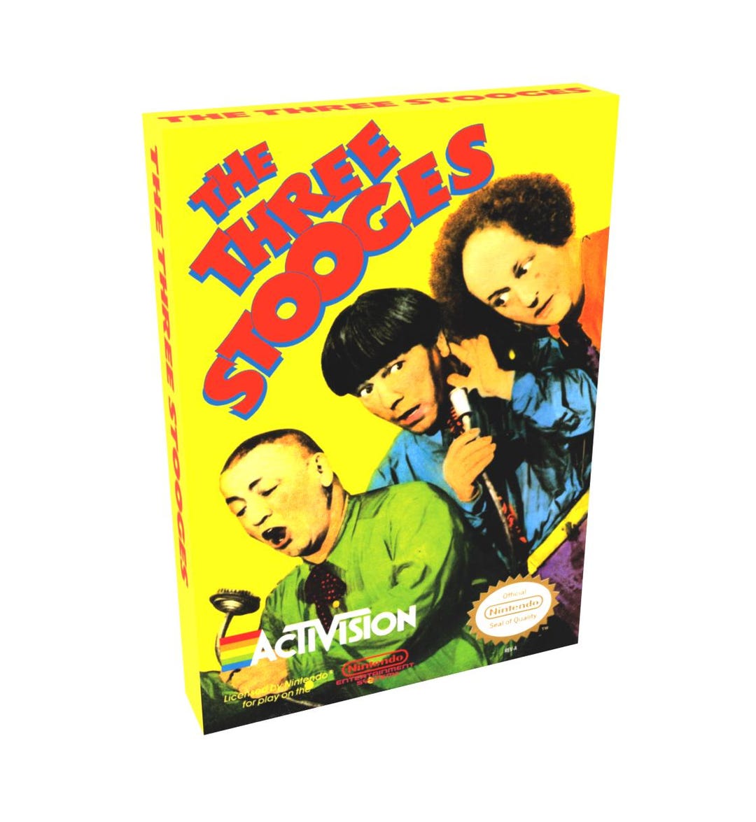 The Three Stooges | NTSC | Nintendo | NES | En | Reproduction Box - Etsy