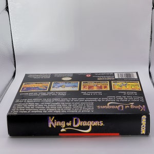 King of Dragons | NTSC | Super Nintendo | SNES | En | Reproduction Box ...