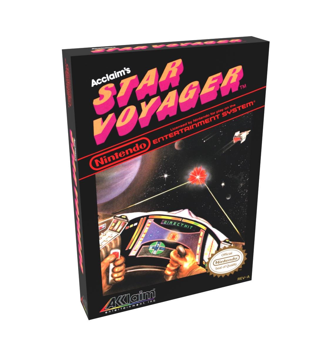 Star Voyager NTSC Nintendo NES En Reproduction Box Etsy Australia
