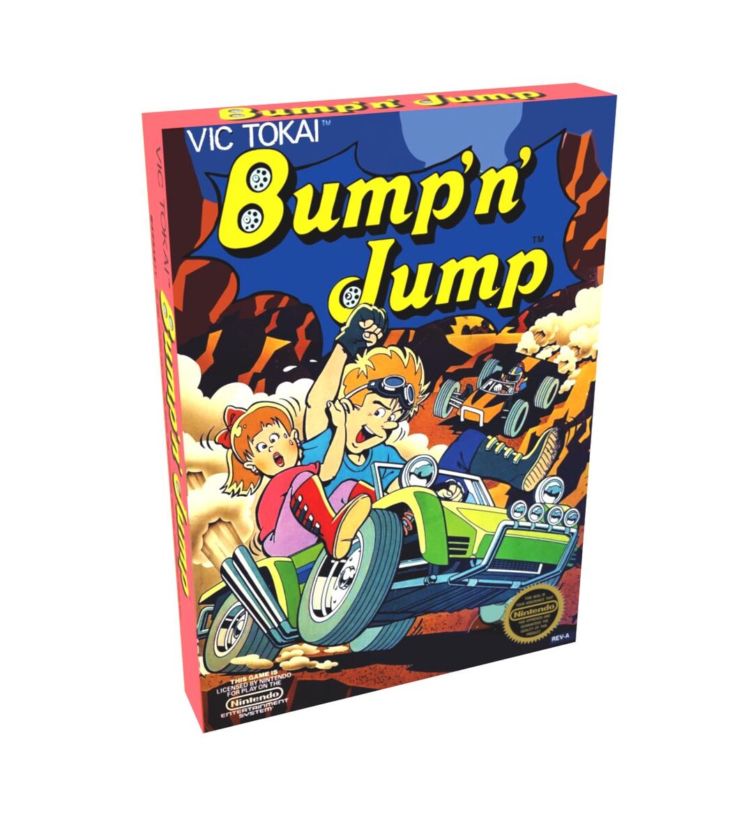 Bump 'n' Jump | NTSC | Nintendo | NES | En | Reproduction Box - Etsy