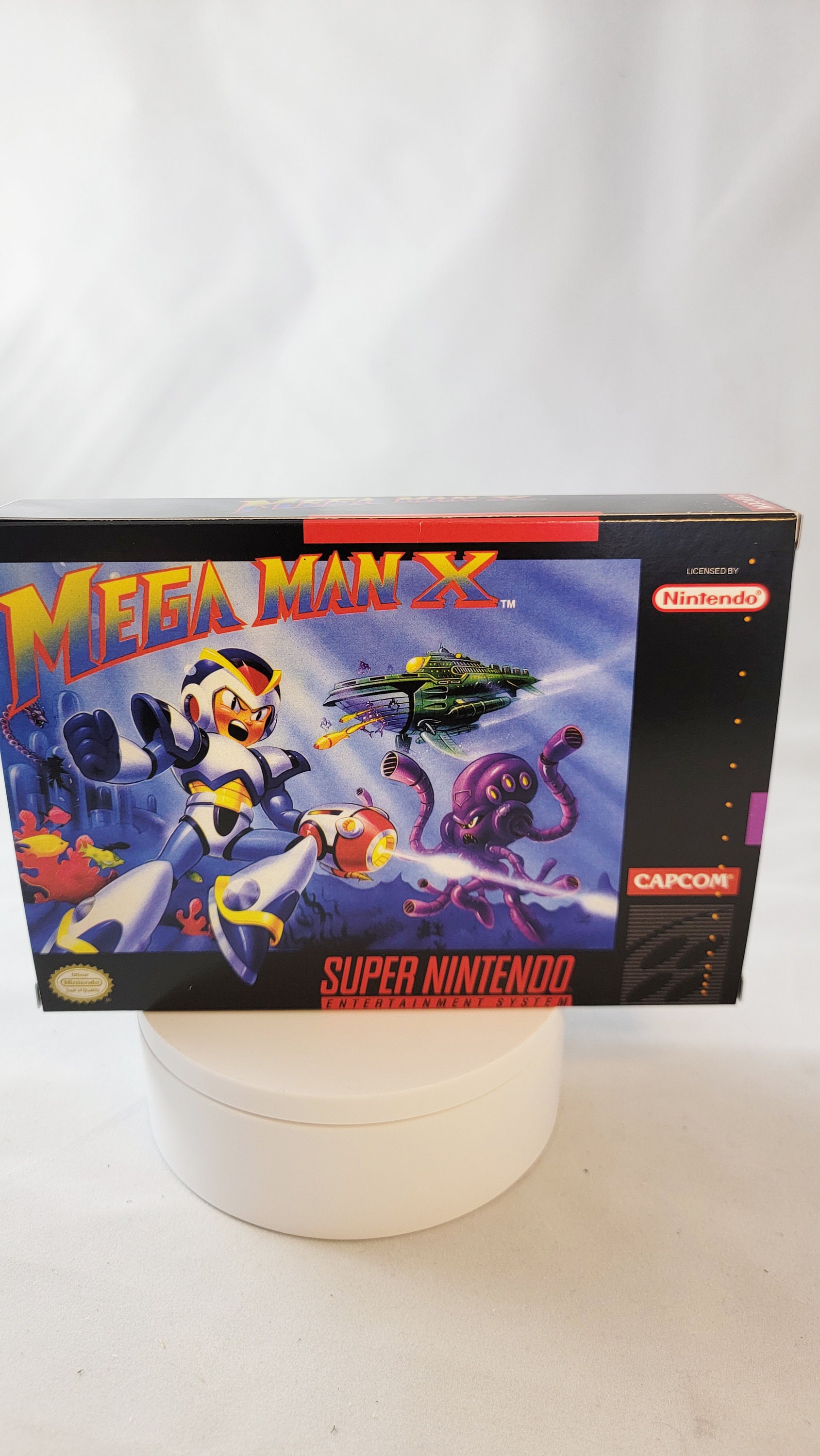 Mega Man X | NTSC | Super Nintendo | SNES | En | Reproduction Box and ...