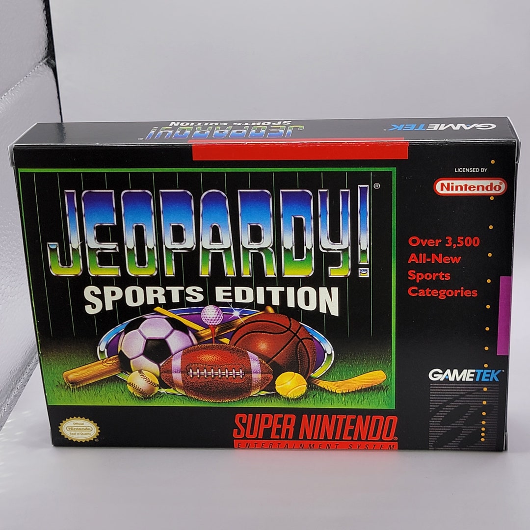 Jeopardy Sports Edition | NTSC | Super Nintendo | SNES | En ...