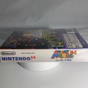Super Mario 64 | NTSC-J | Nintendo 64 | N64 | Ja | Reproduction Box and ...