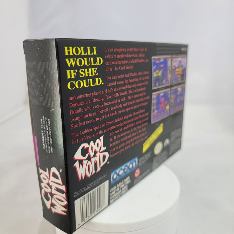 Cool World | NTSC | Super Nintendo | SNES | En | Reproduction Box and ...