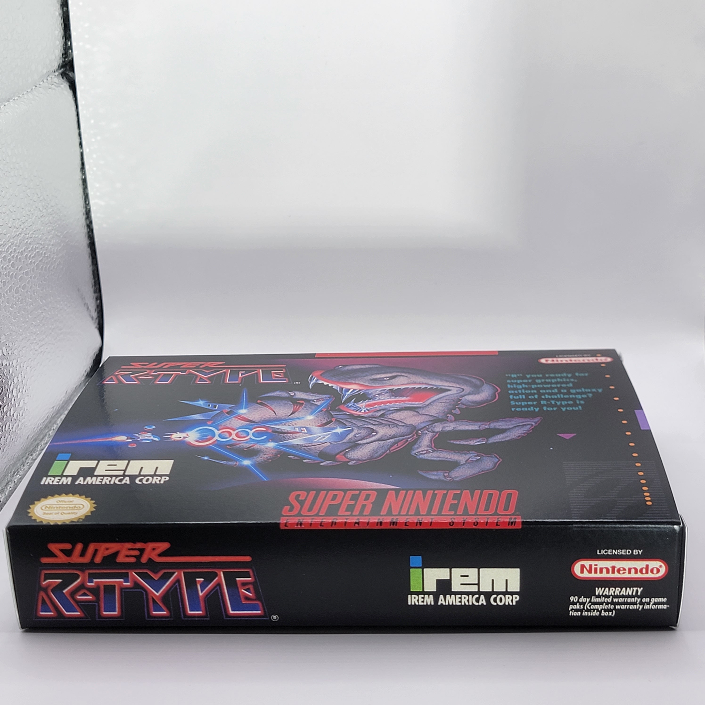 Super R-type | NTSC | Super Nintendo | SNES | En | Reproduction Box and ...