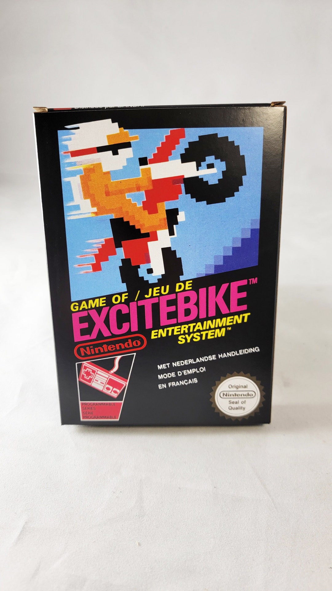 Excitebike | PAL | Nintendo | NES | En,fr | Reproduction Box - Etsy