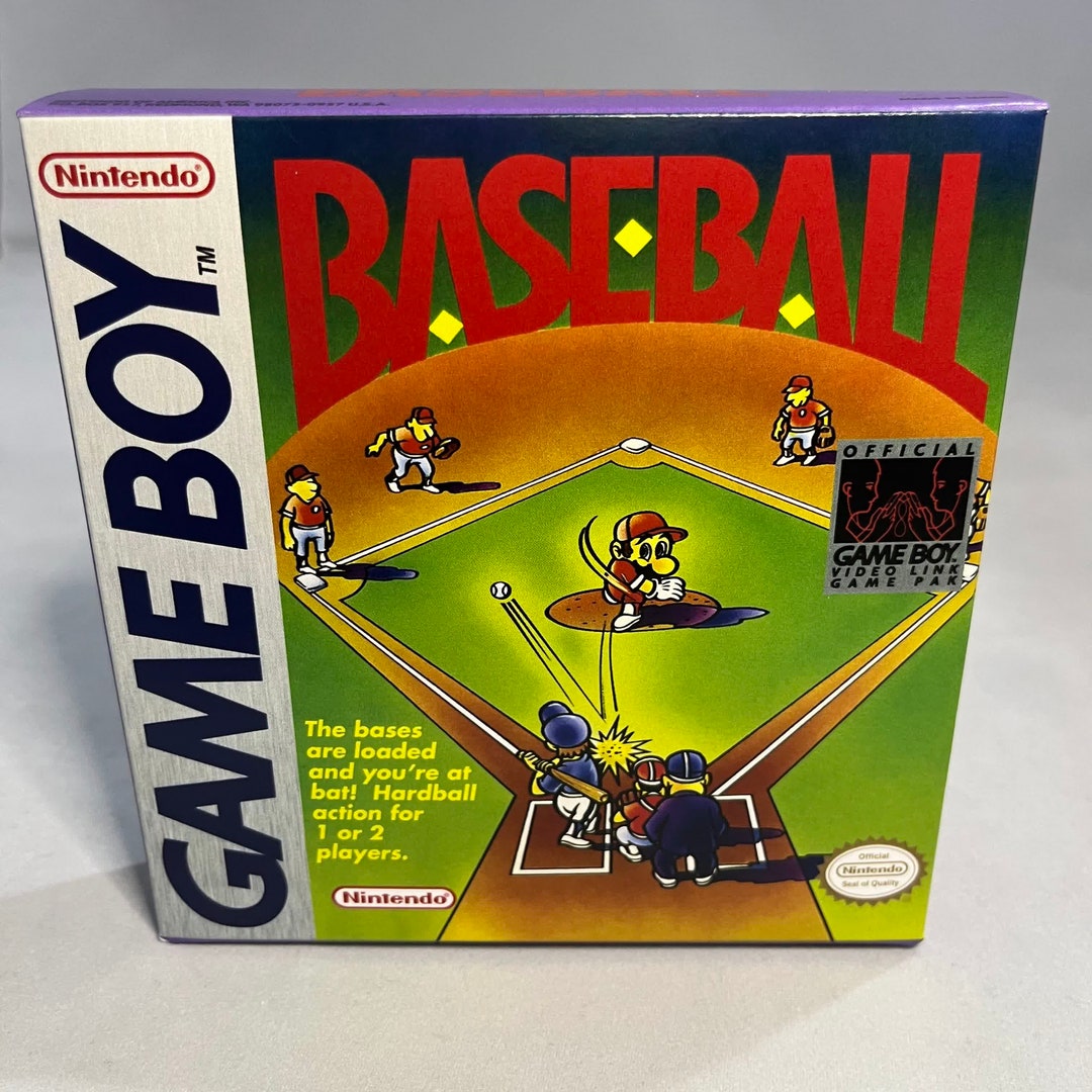 Baseball | NTSC | Gameboy | GB | En | Reproduction Box and Inner Tray ...
