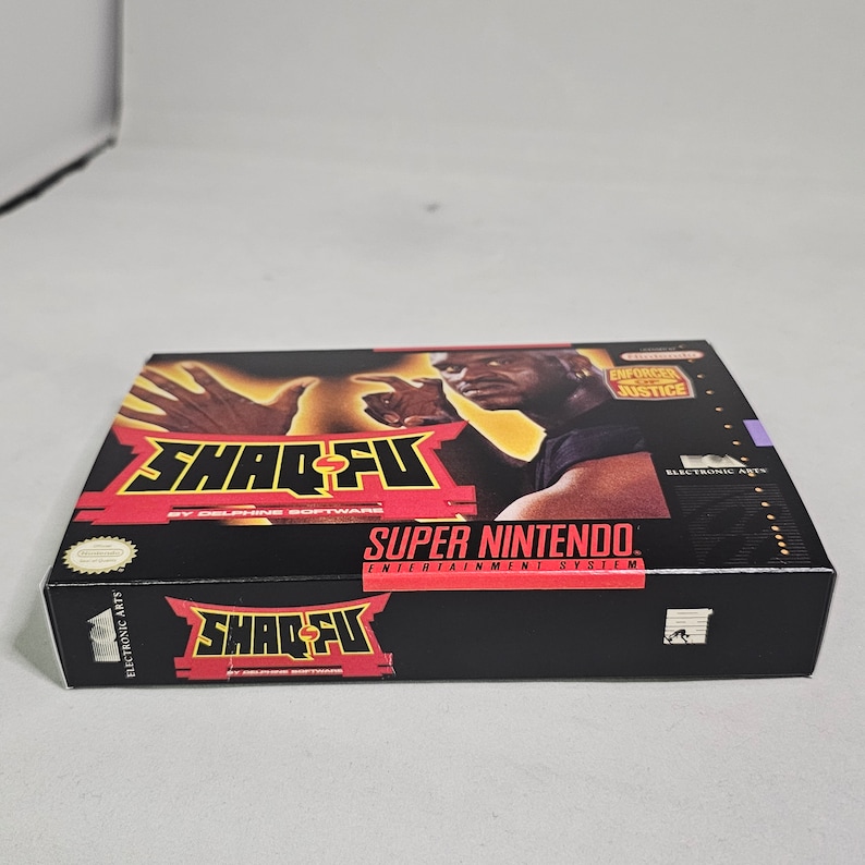 Shaq Fu | NTSC | Super Nintendo | SNES | En | Reproduction Box and ...