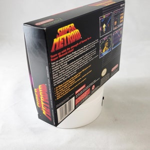 Super Metroid | NTSC | Super Nintendo | SNES | En | Reproduction Box ...