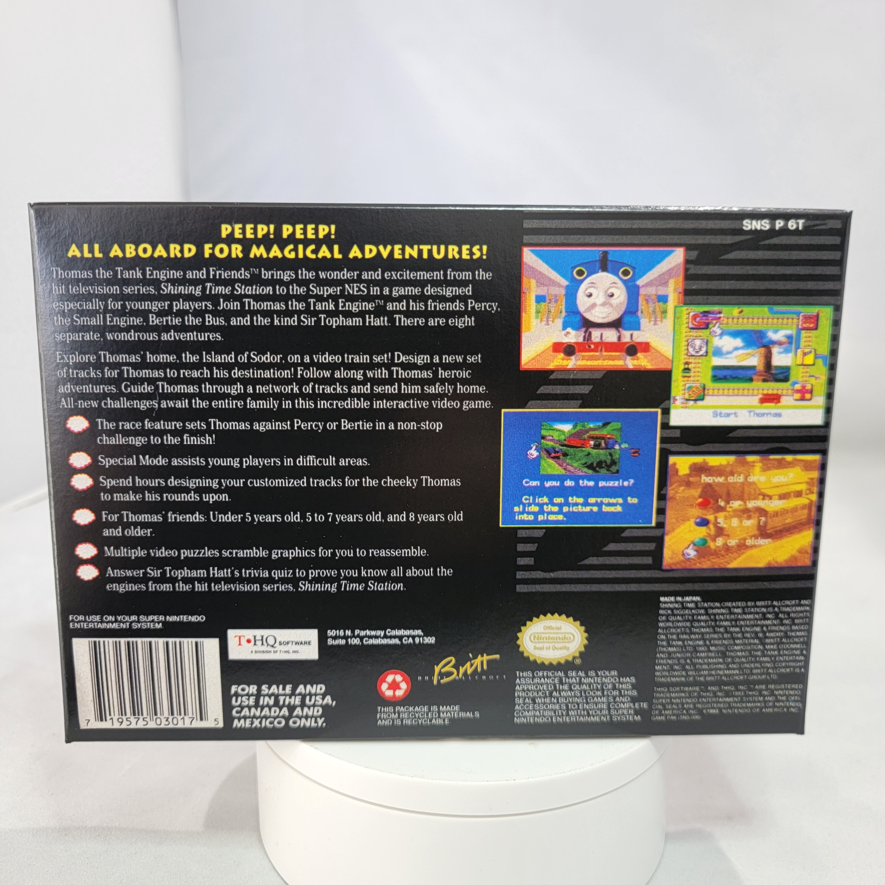 Thomas the Tank Engine and Friends | NTSC | Super Nintendo | SNES | En ...