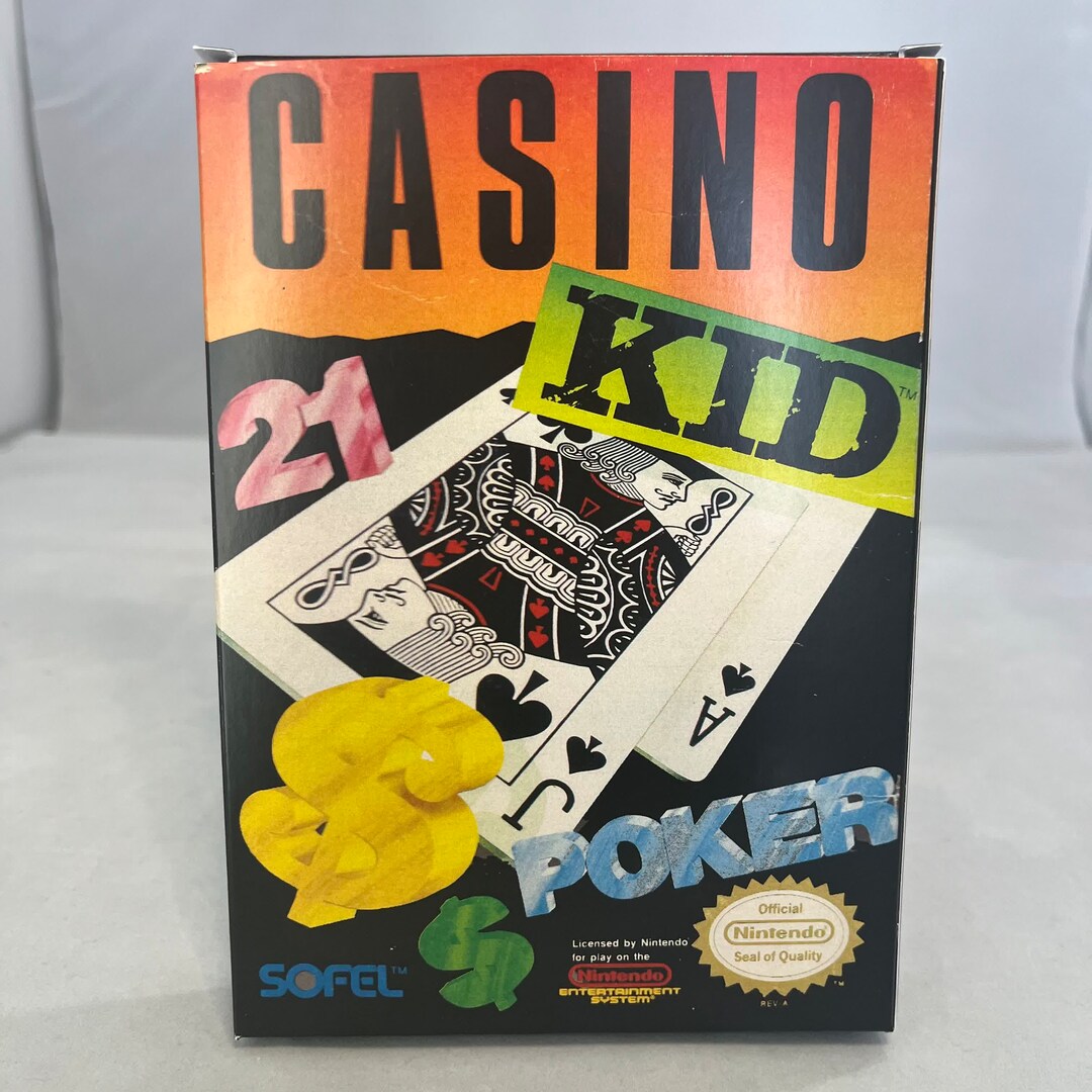 Casino Kid | NTSC | Nintendo | NES | En | Reproduction Box - Etsy