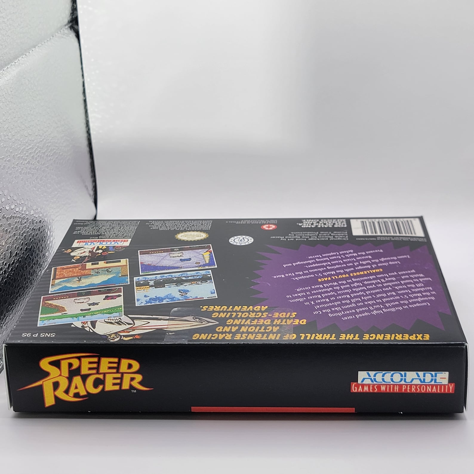 Speed Racer | NTSC | Super Nintendo | SNES | En | Reproduction Box and ...