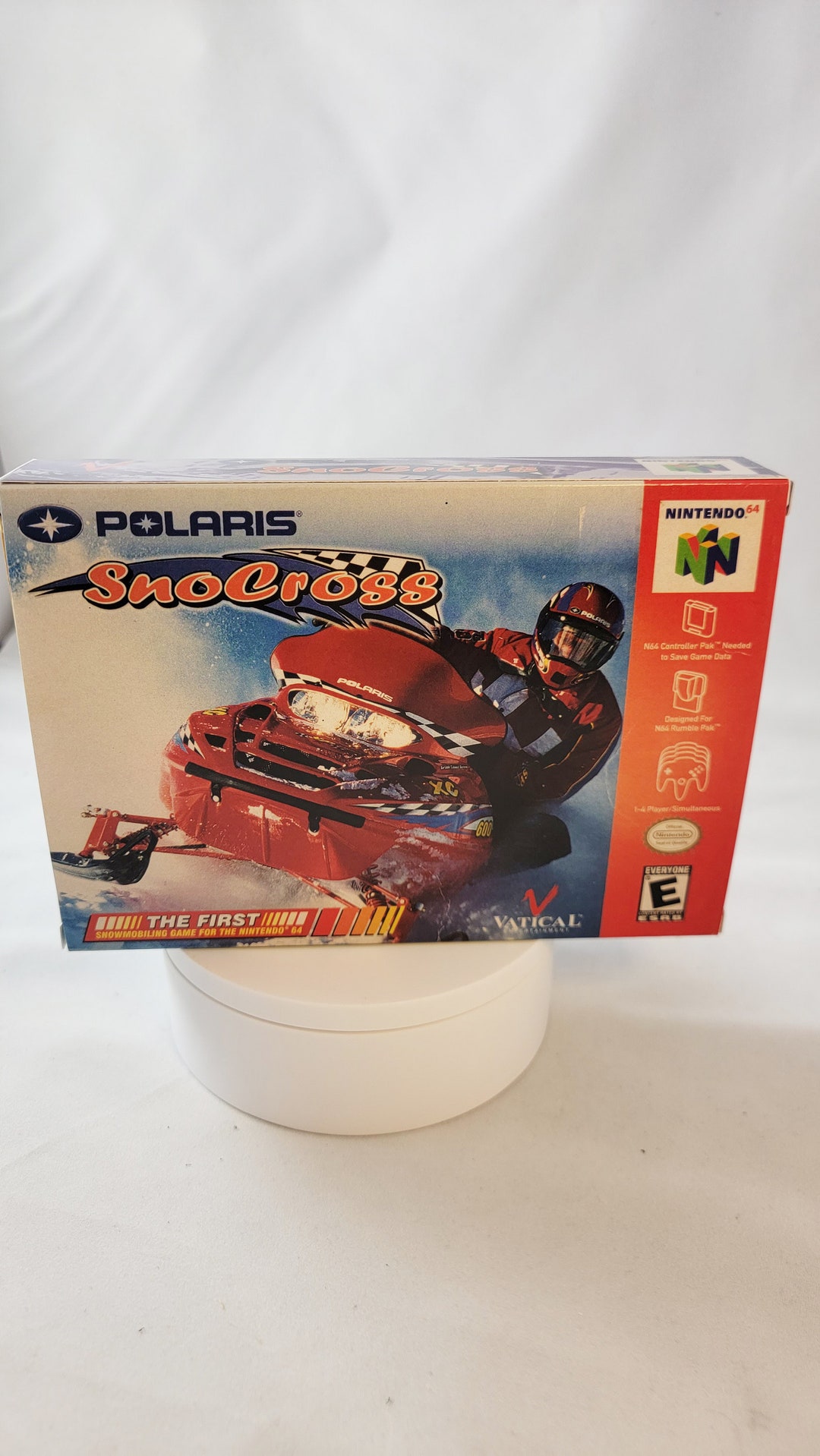 Polaris Snocross | NTSC | Nintendo 64 | N64 | En | Reproduction Box and ...