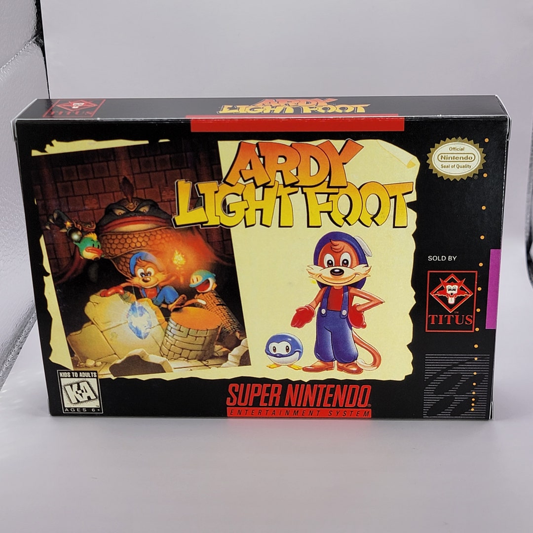 Ardy Lightfoot | NTSC | Super Nintendo | SNES | En | Reproduction Box ...
