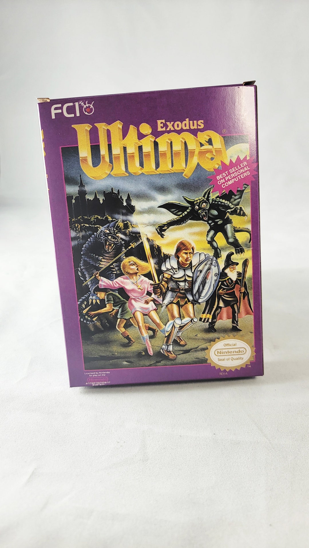 Ultima Exodus | NTSC | Nintendo | NES | En | Reproduction Box - Etsy