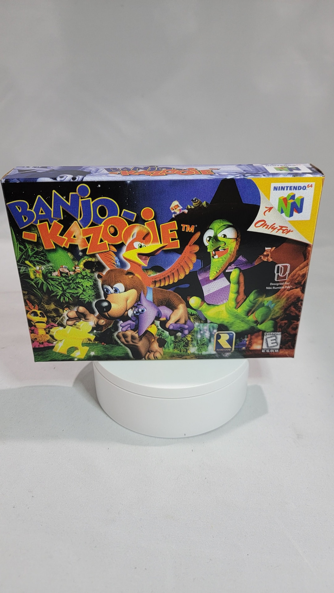 Banjo-kazooie | NTSC | Nintendo 64 | N64 | En | Reproduction Box and ...