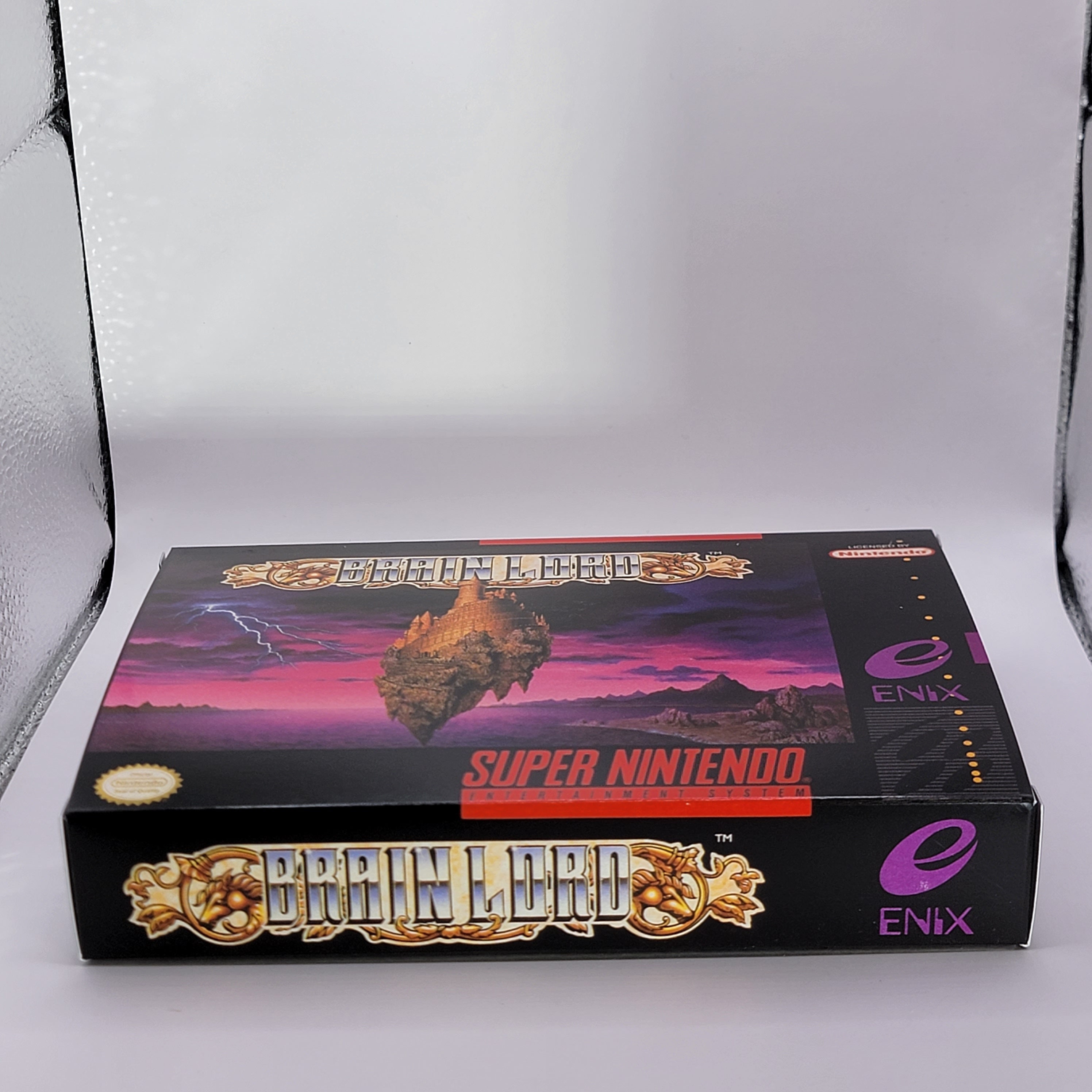 Brain Lord | NTSC | Super Nintendo | SNES | En | Reproduction Box and ...