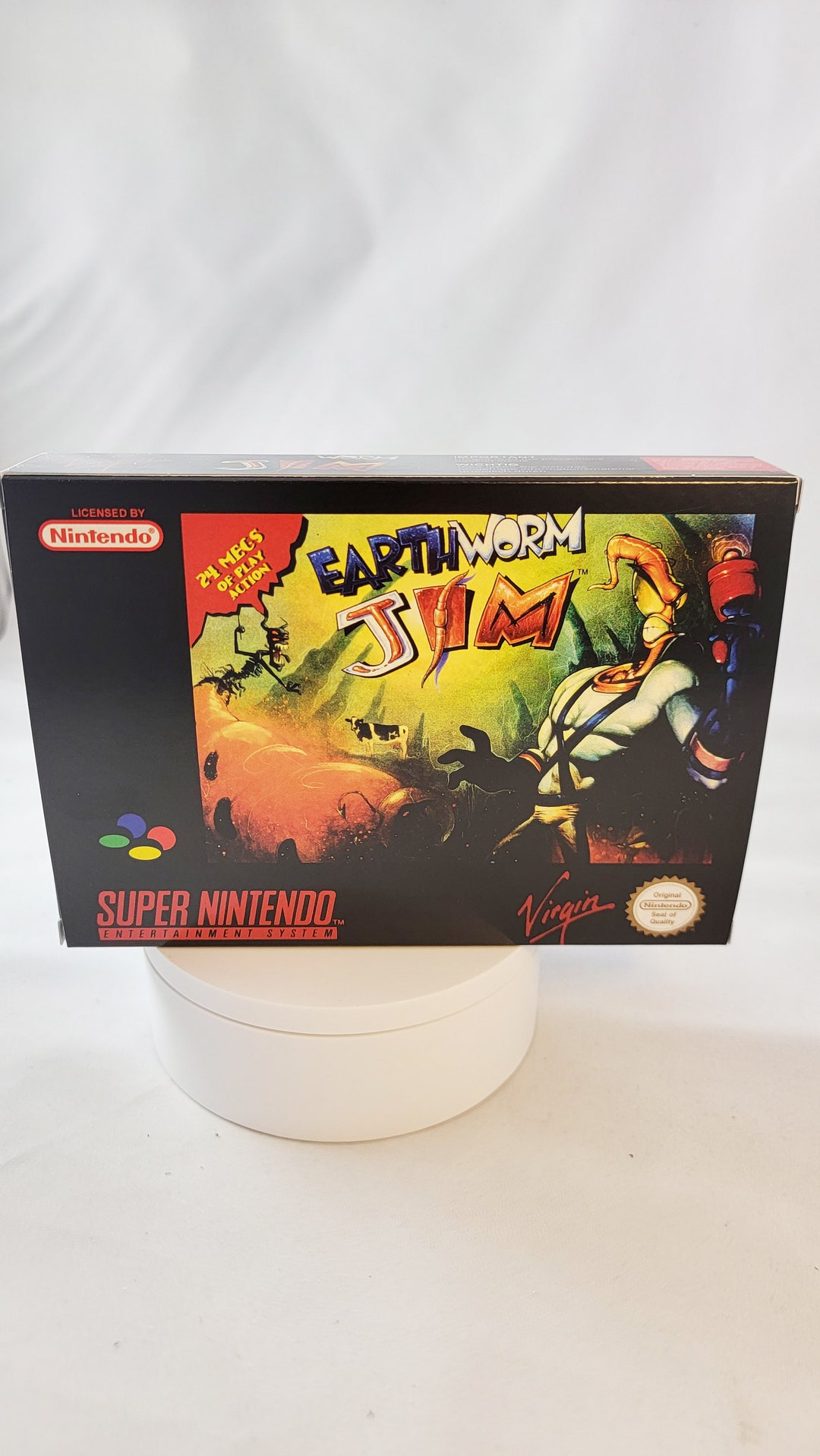 Earthworm Jim | PAL | Super Nintendo | SNES | En,fr,de,it,es ...